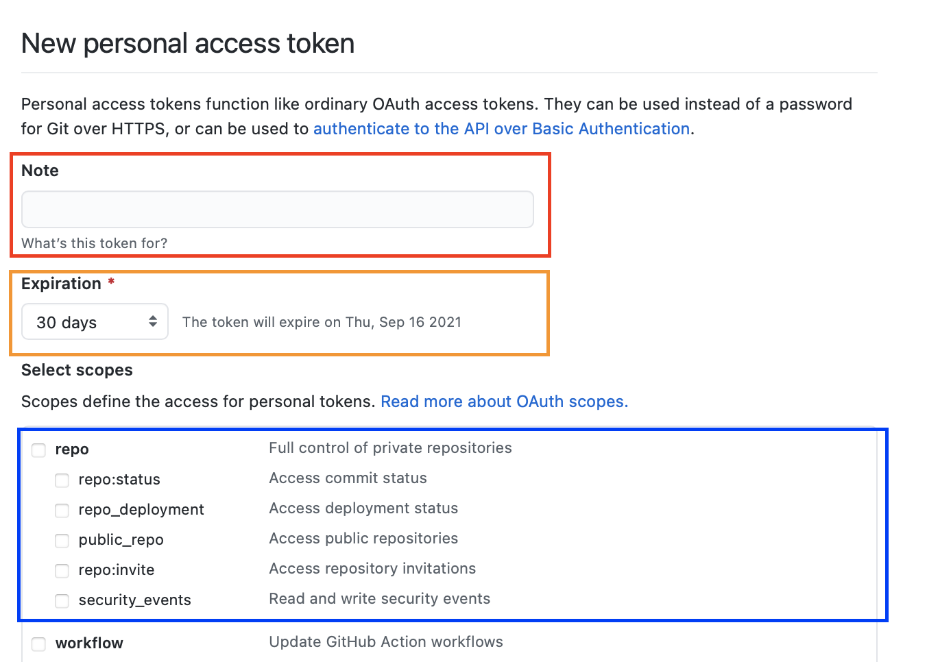 [Git] remote: Support for password authentication was removed on August 13, 2021. Please use a ...